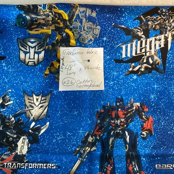 Other | New Transformer Fabric 10 Soft Cotton | Poshmark